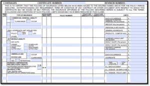 Acord 25 Certificate: A Quick Guide to Liability Forms