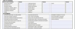 How to Complete the Acord 125 Commerical insurance Application
