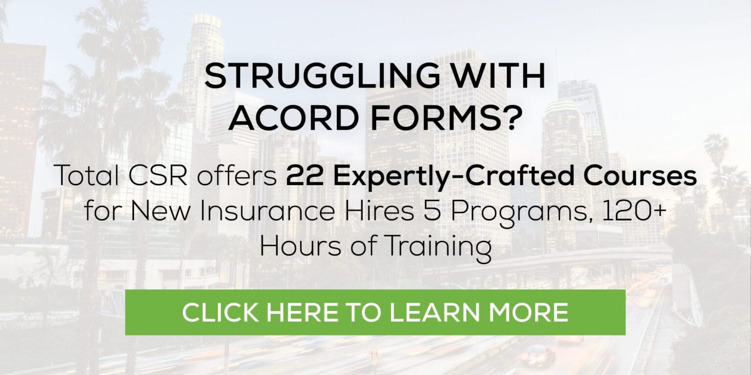 How to Complete the Acord 125 Commerical insurance Application