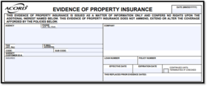 How to Complete the ACORD 27 - Certificate of Insurance